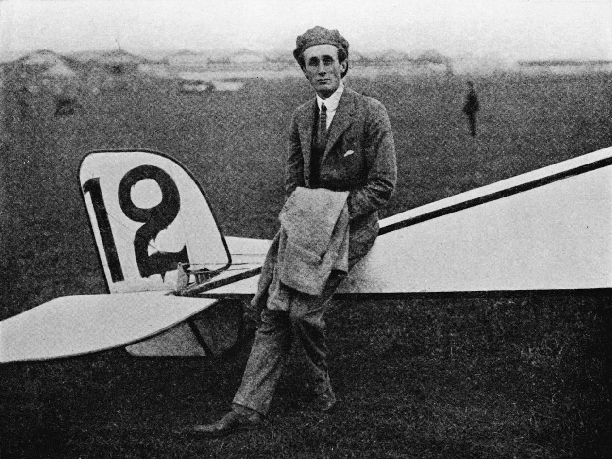 The Aerial Derby: Lord Carbery with His Morane-Saulnier Monoplane