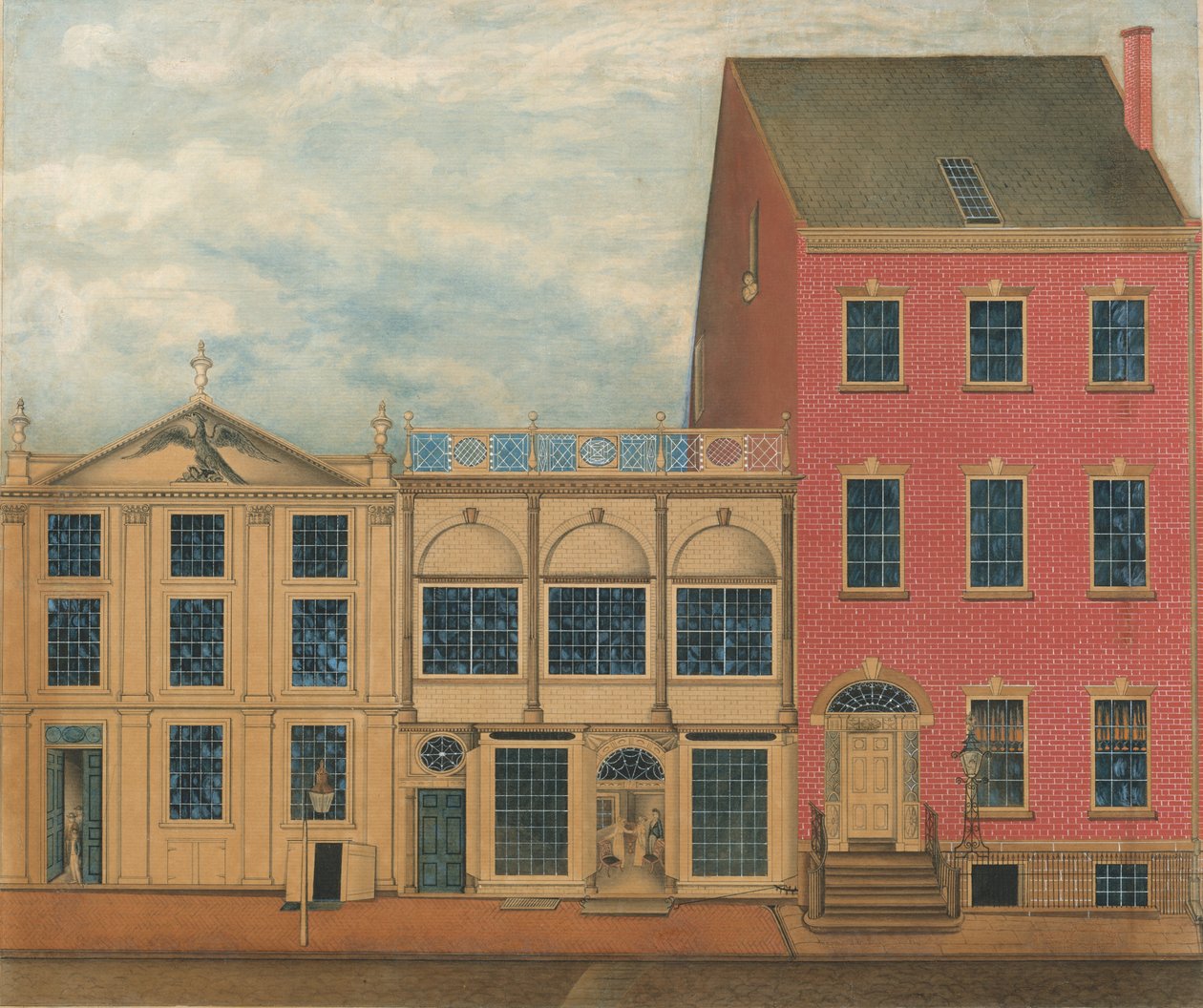 The Shop and Warehouse of Duncan Phyfe, 168-172 Fulton Street, New York ...
