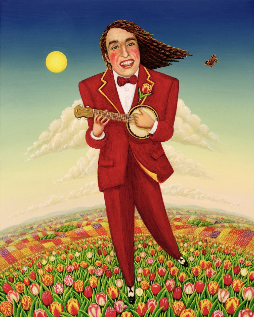 Tiptoe Through the Tulips, 2000 by Frances Broomfield