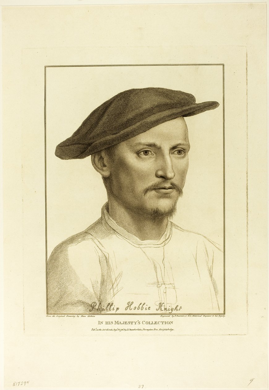 Sir Philip Hobby by Francesco Bartolozzi: Fine art print