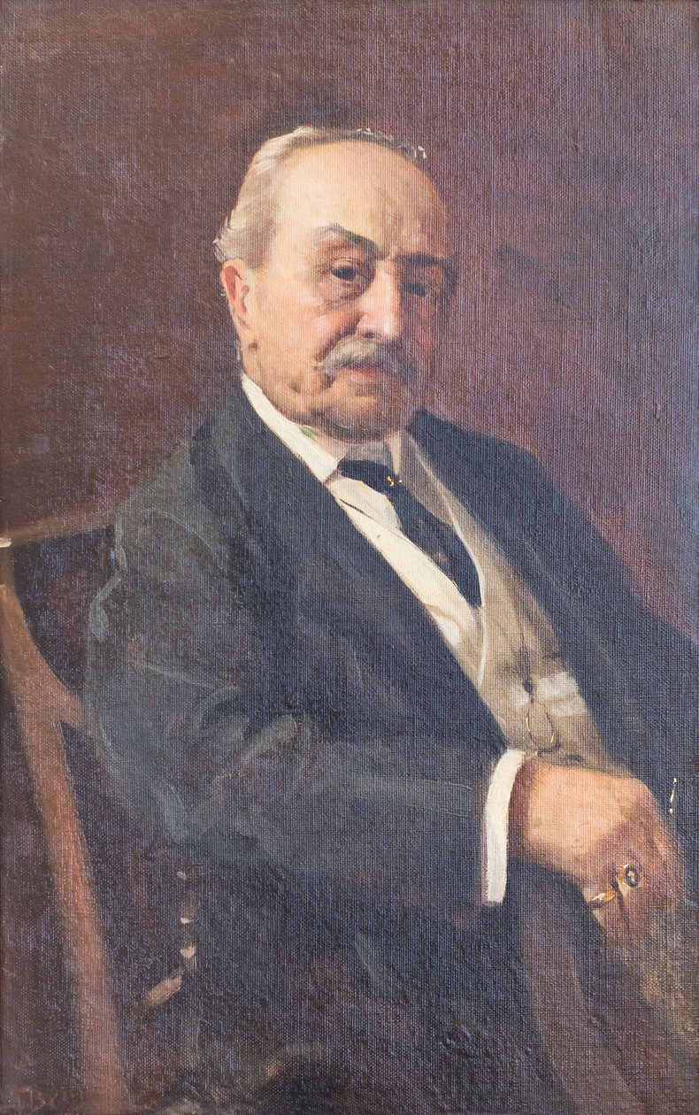 Portrait of Bartolini by Francesco Brici: Fine art print