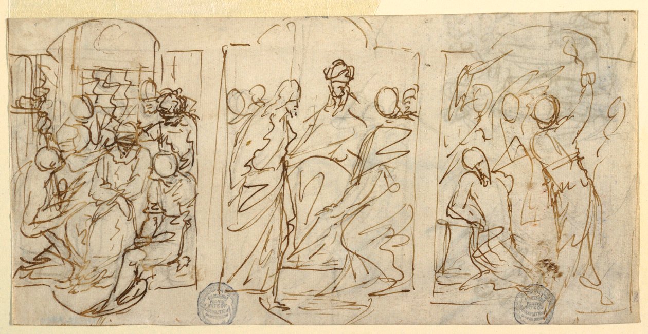 Three Stages of the Passion: The Mockery, Christ before Pilate ...