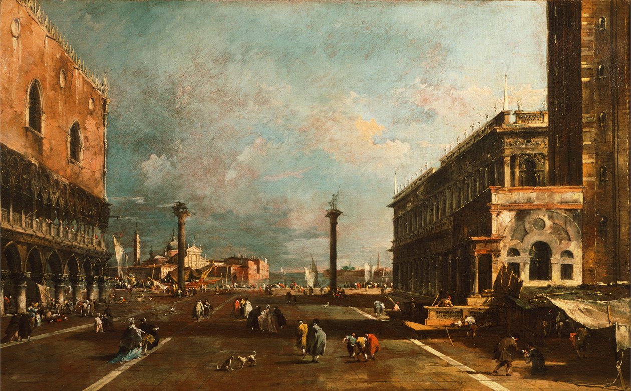 Little St Mark's Square towards San Giorgio, Venice