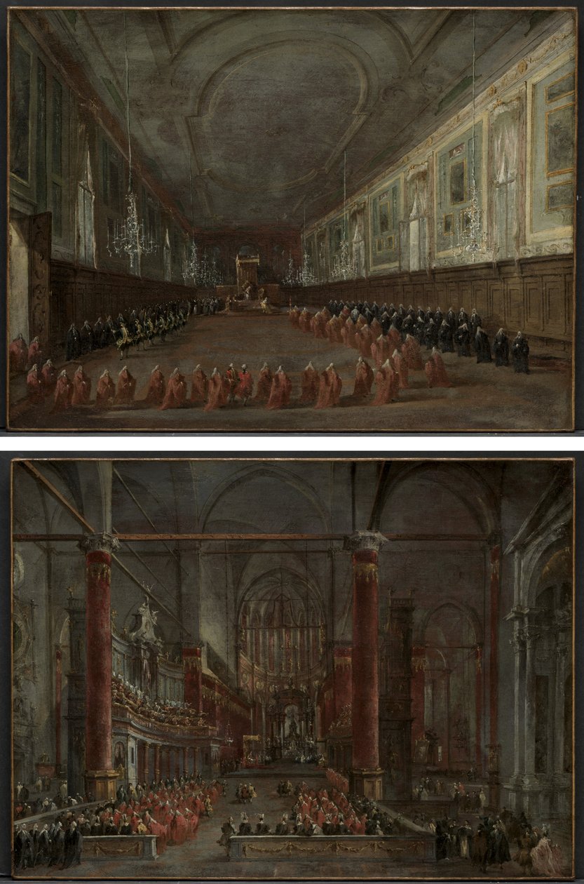 Pope Pius VI Descending the Throne to Take Leave of the Doge in the ...