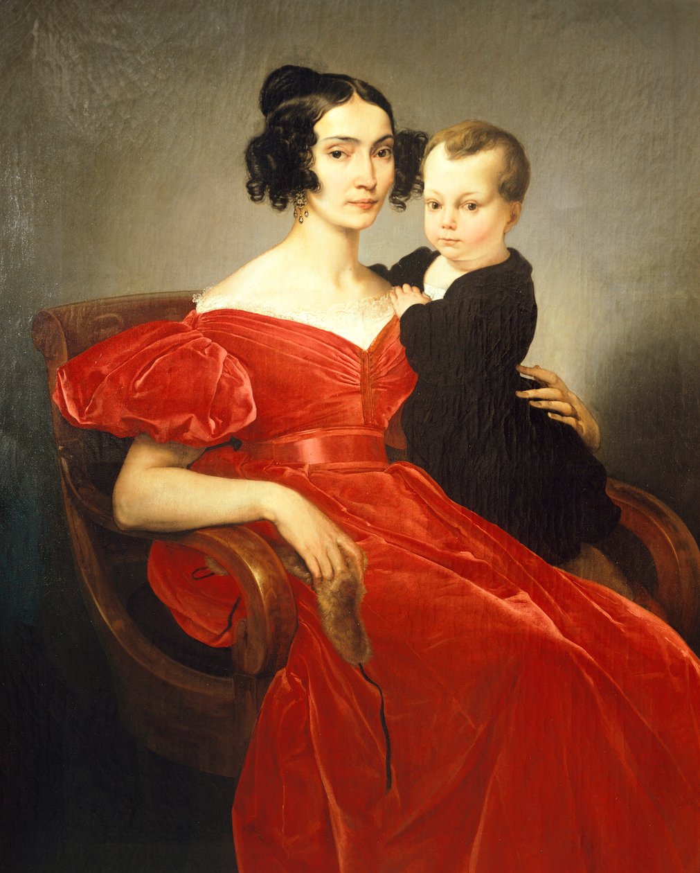 Portrait of Teresa Zumali Marsili with Her Son Giuseppe