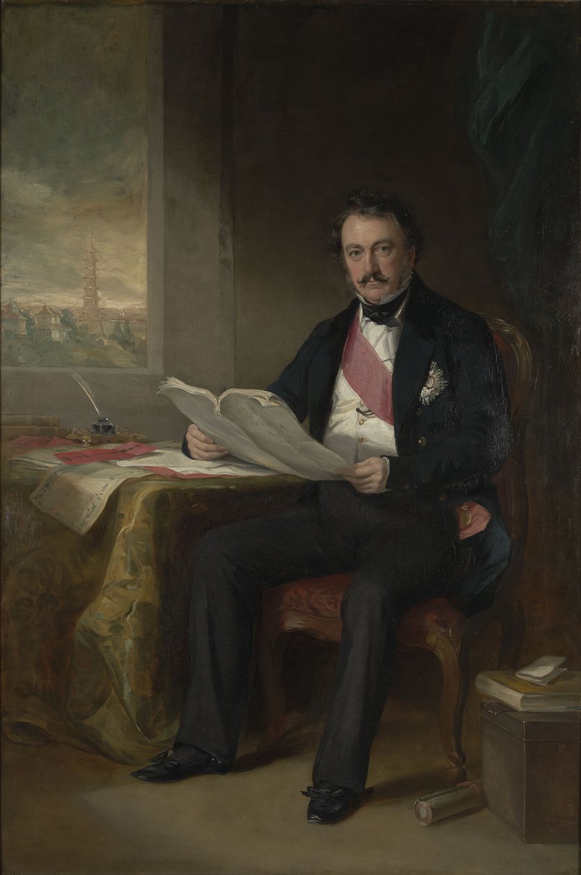 Portrait of Sir Henry Pottinger, 1st Baronet, Governor of Hong Kong ...