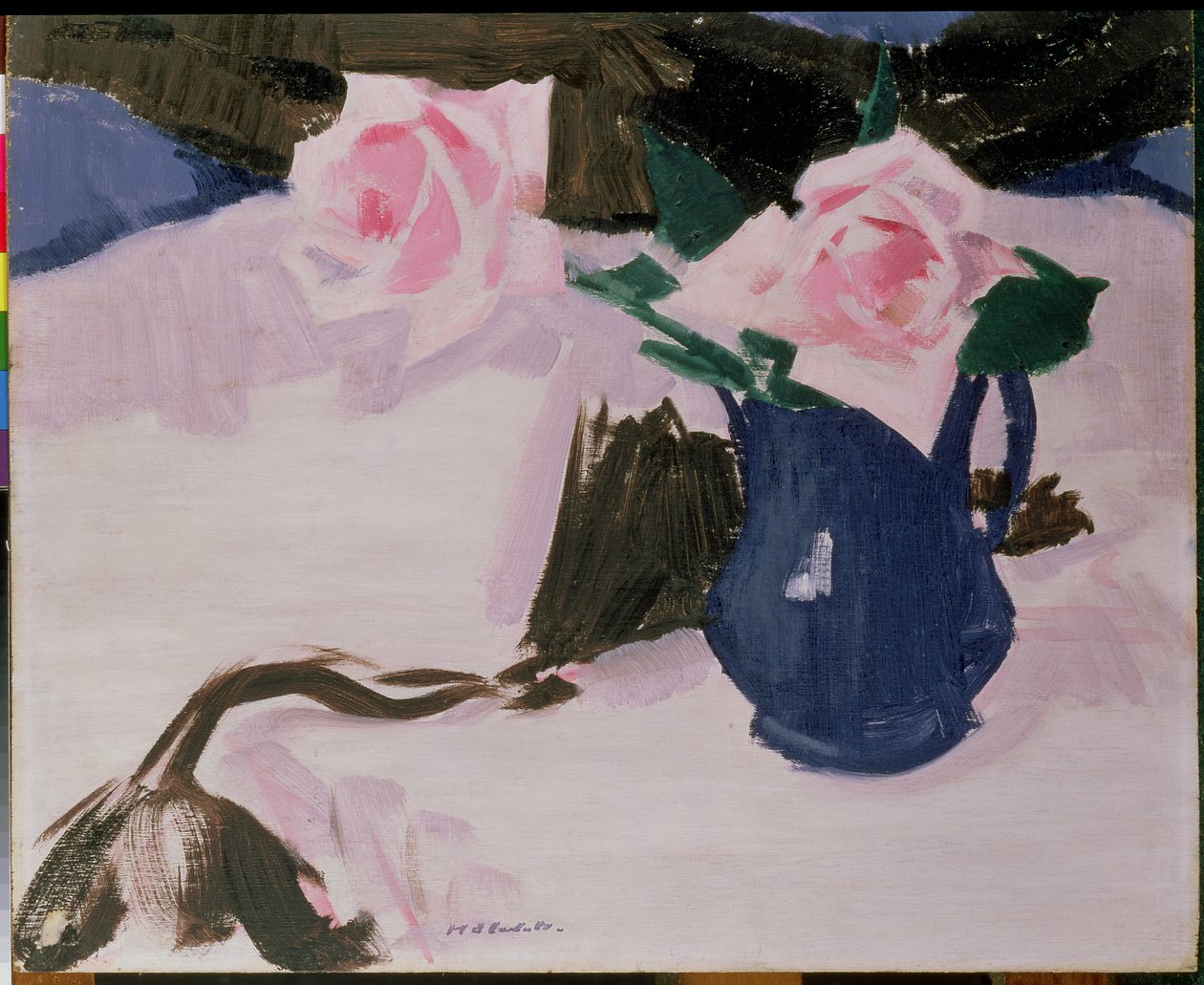 Roses by Francis Campbell Boileau Cadell: Fine art print