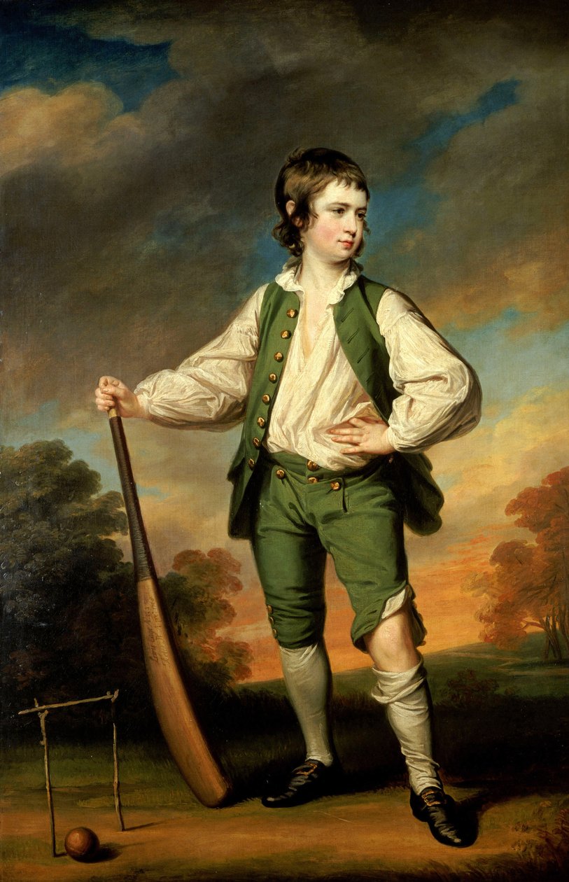 The Young Cricketer - Portrait of Lewis Cage