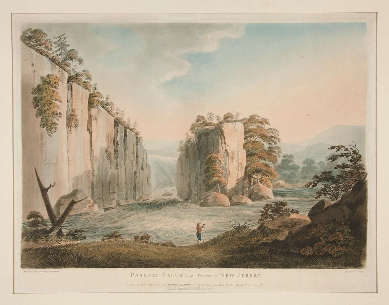 Passaic Falls in the State of New Jersey by Francis Jukes