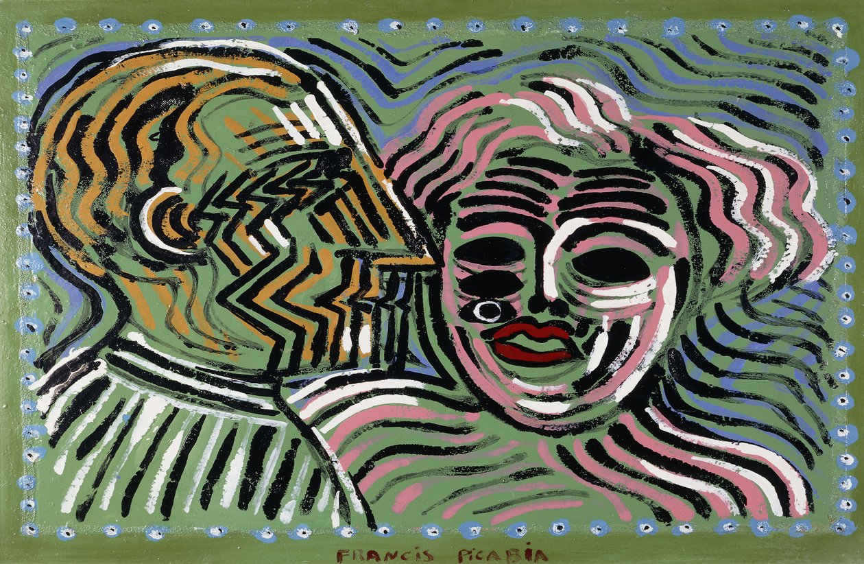 Couple with Profile of Marcel Duchamp by Francis Picabia