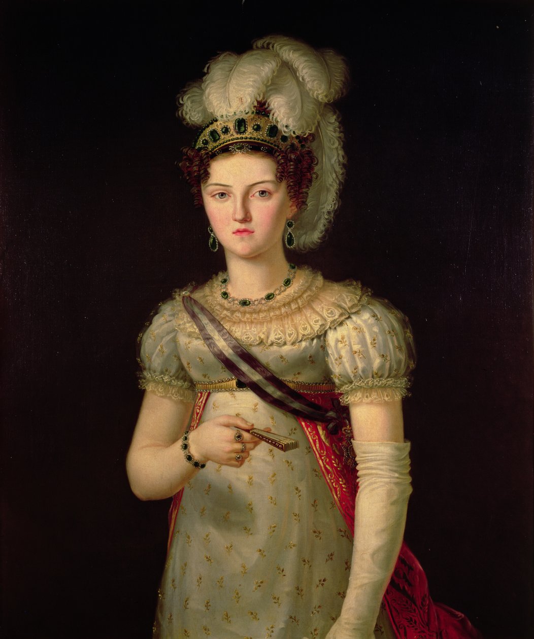 Portrait of Maria Josephine Amalia of Saxony