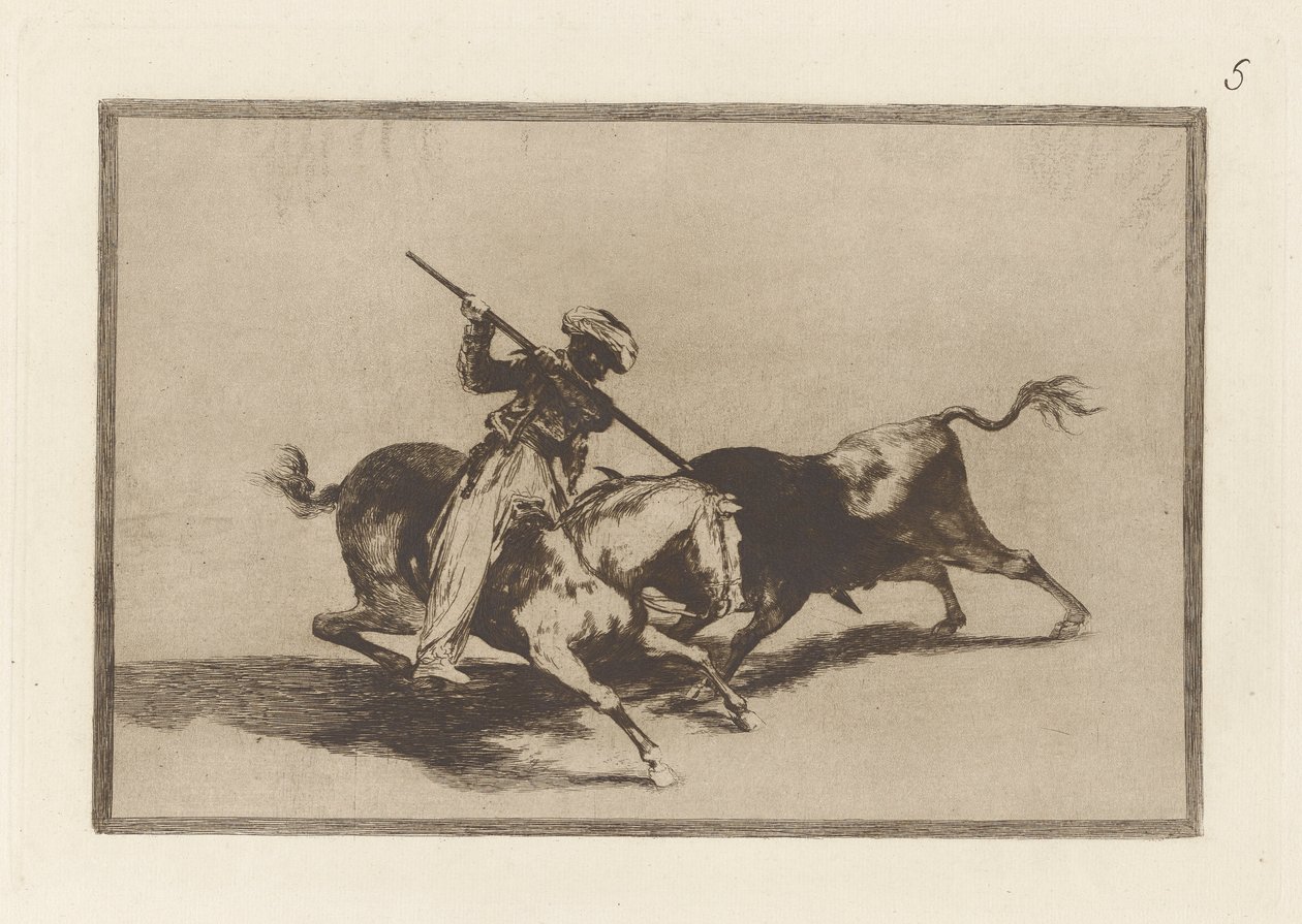 The Spirited Moor Gazul is the First to Spear Bulls According to the ...