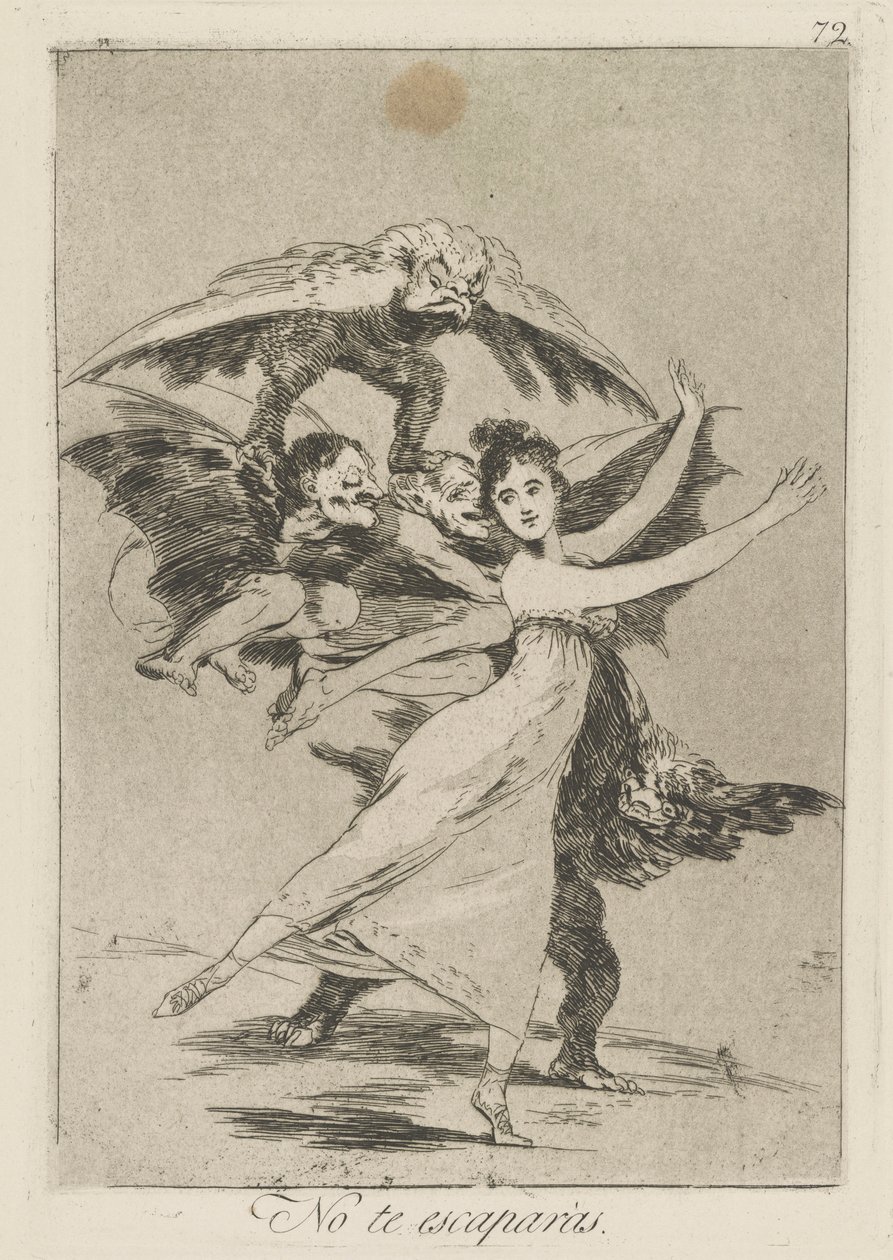 You Will Not Escape, from the series Los Caprichos