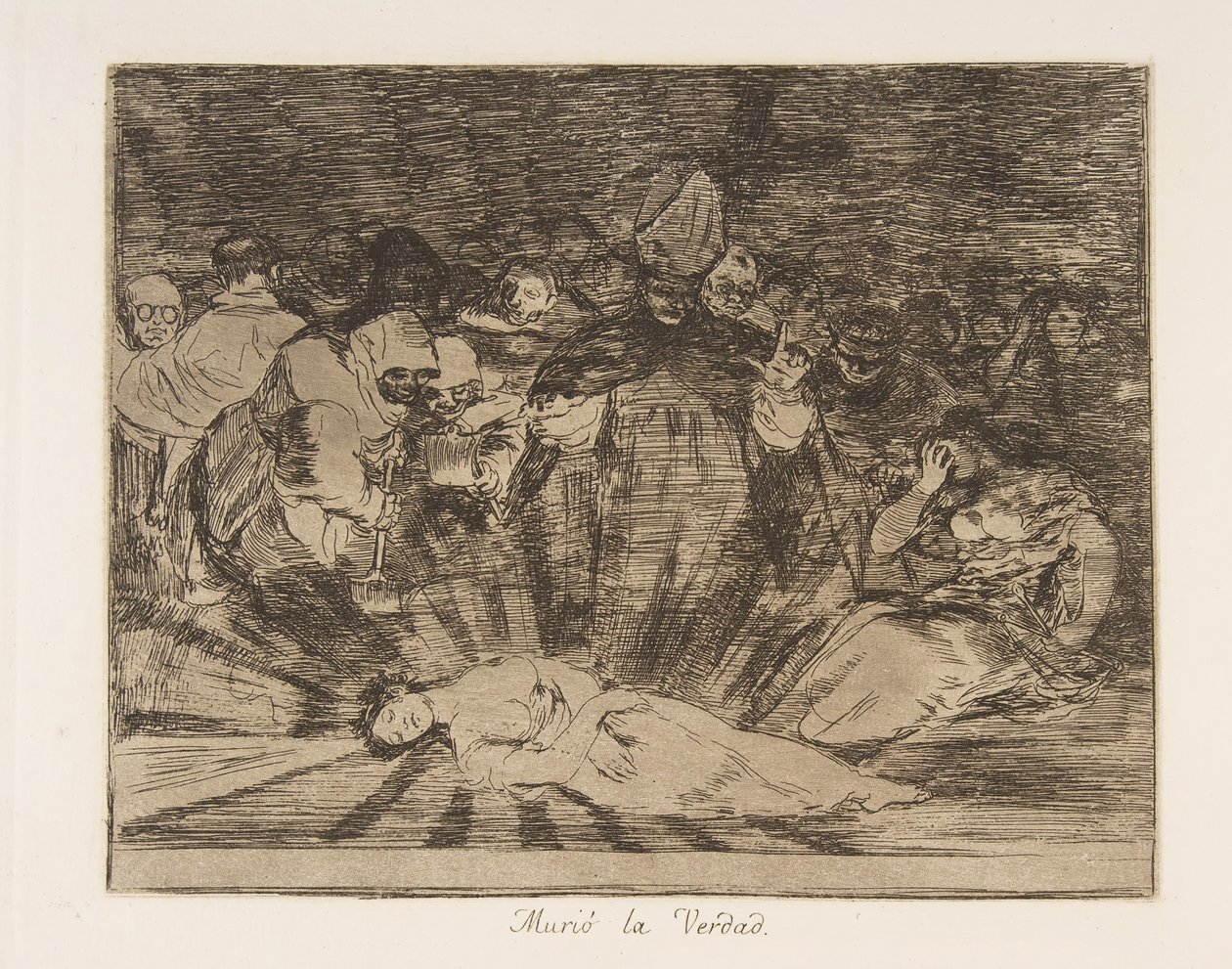 Plate 79 from 'The Disasters of War' by Francisco de Goya