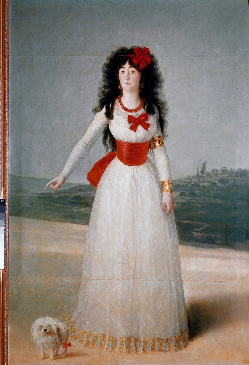 Portrait of the Duchess of Alba (Maria Teresa Cayetana de Silva)