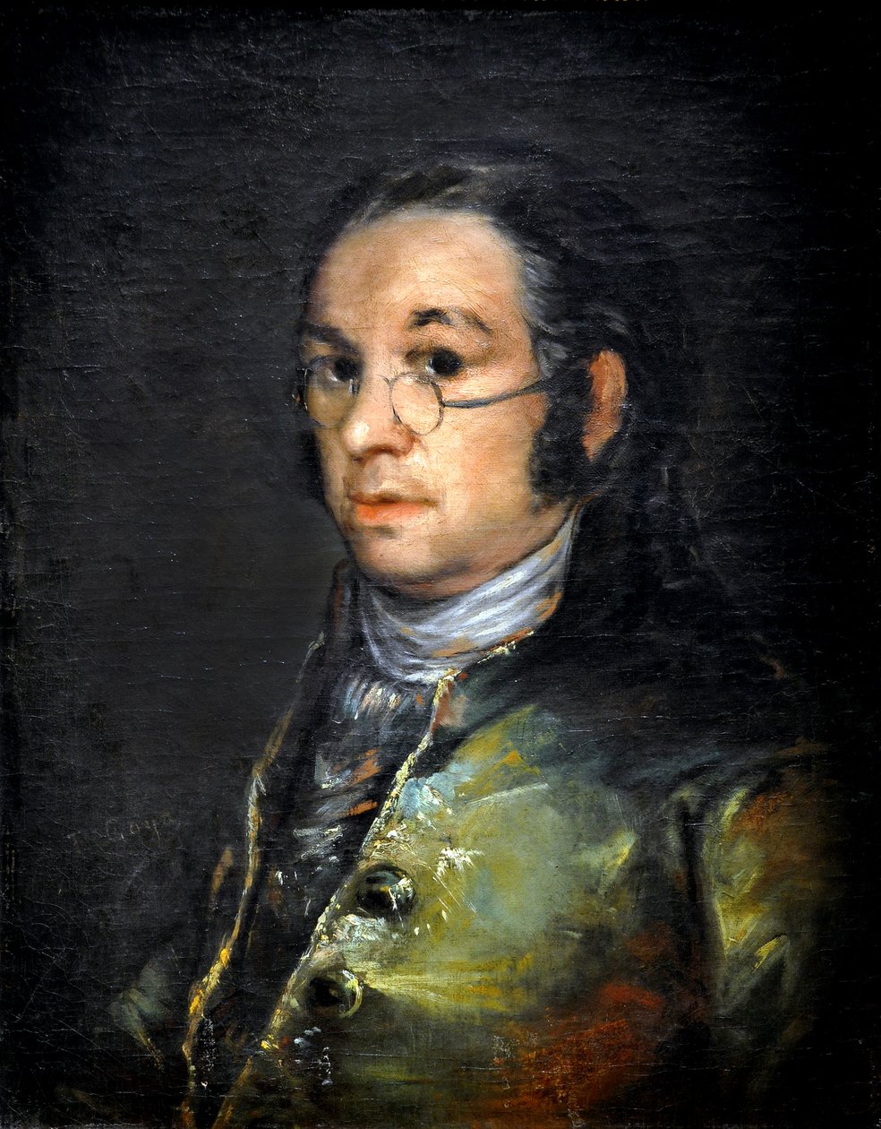Self-portrait with glasses, around 1800