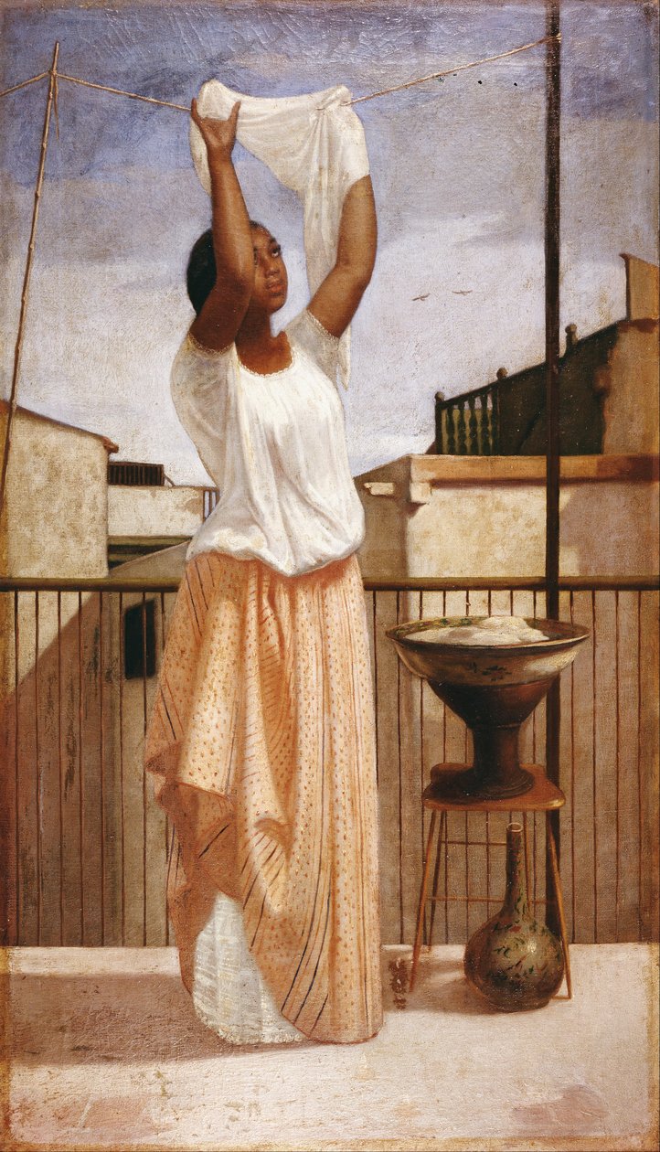 The Laundress by Francisco Laso: Premium art reproduction