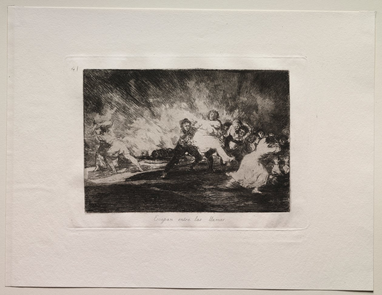 The Horrors of War: They Escape Through the Flames