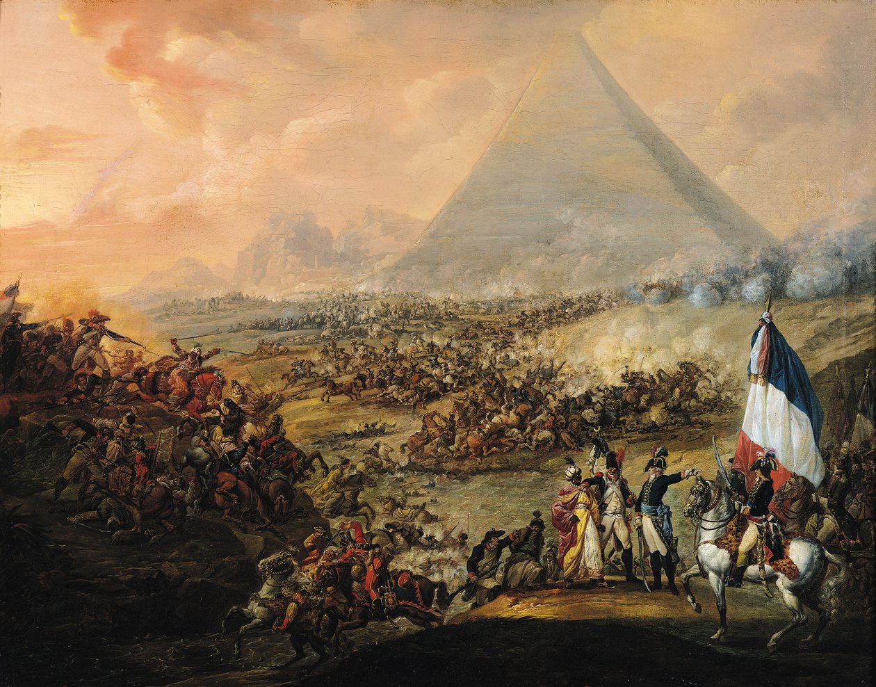 Battle of Pyramids by Francois Louis Joseph Watteau
