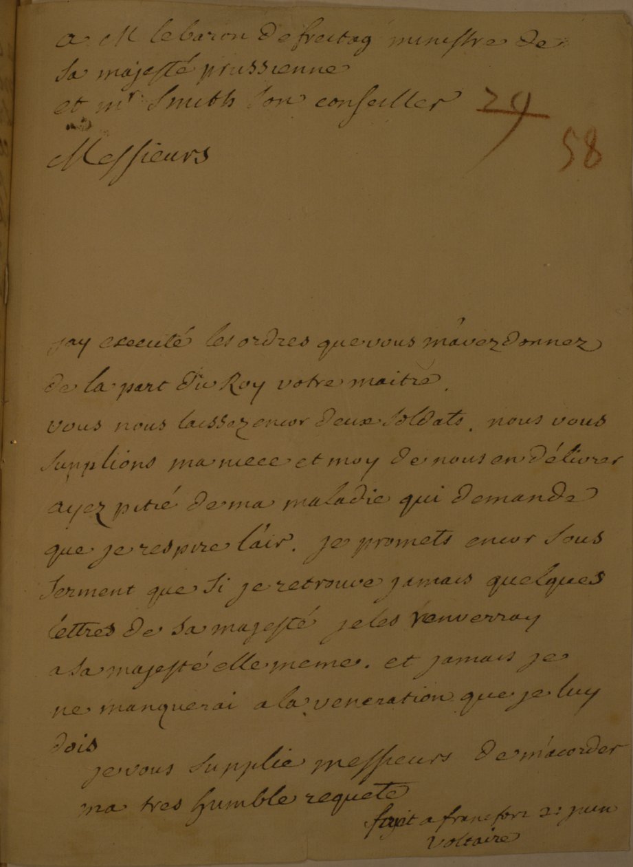 A Petition to be Released from Jail, 31st June 1753