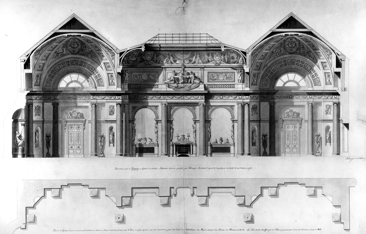 Design for the Gallery of Lansdowne House, London