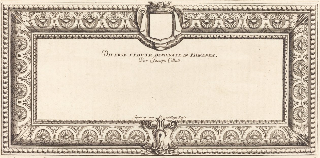 Title Page for Callot's "Various Italian Landscapes"