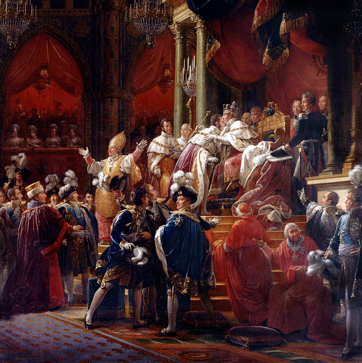 The Coronation of King Charles X, 29th May 1825 in Reims Cathedral (detail)