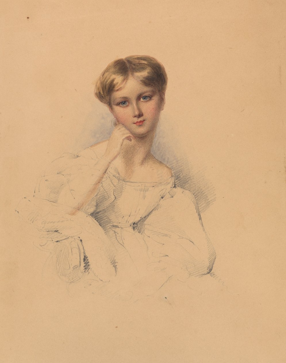 Catherine Lamb by Francois Theodore Rochard: Fine art print