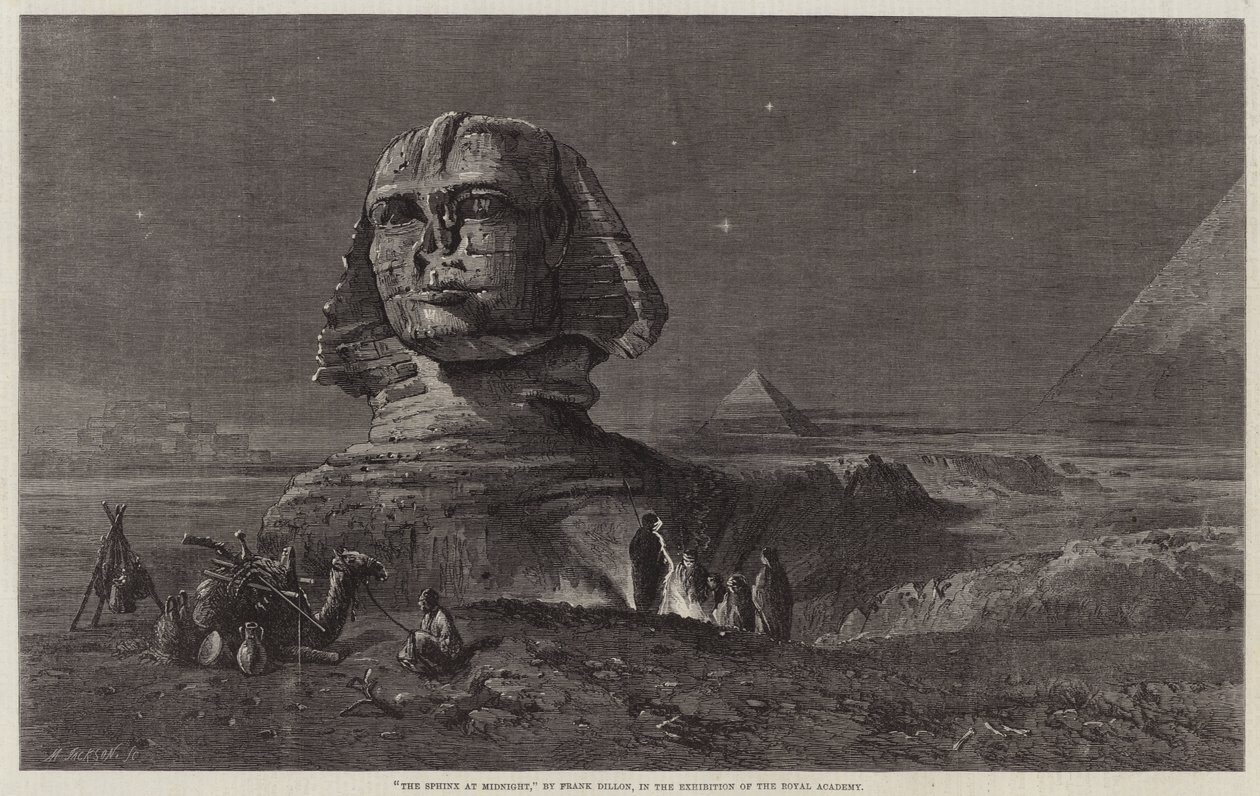 The Sphinx at Midnight by Frank Dillon: Buy fine art print