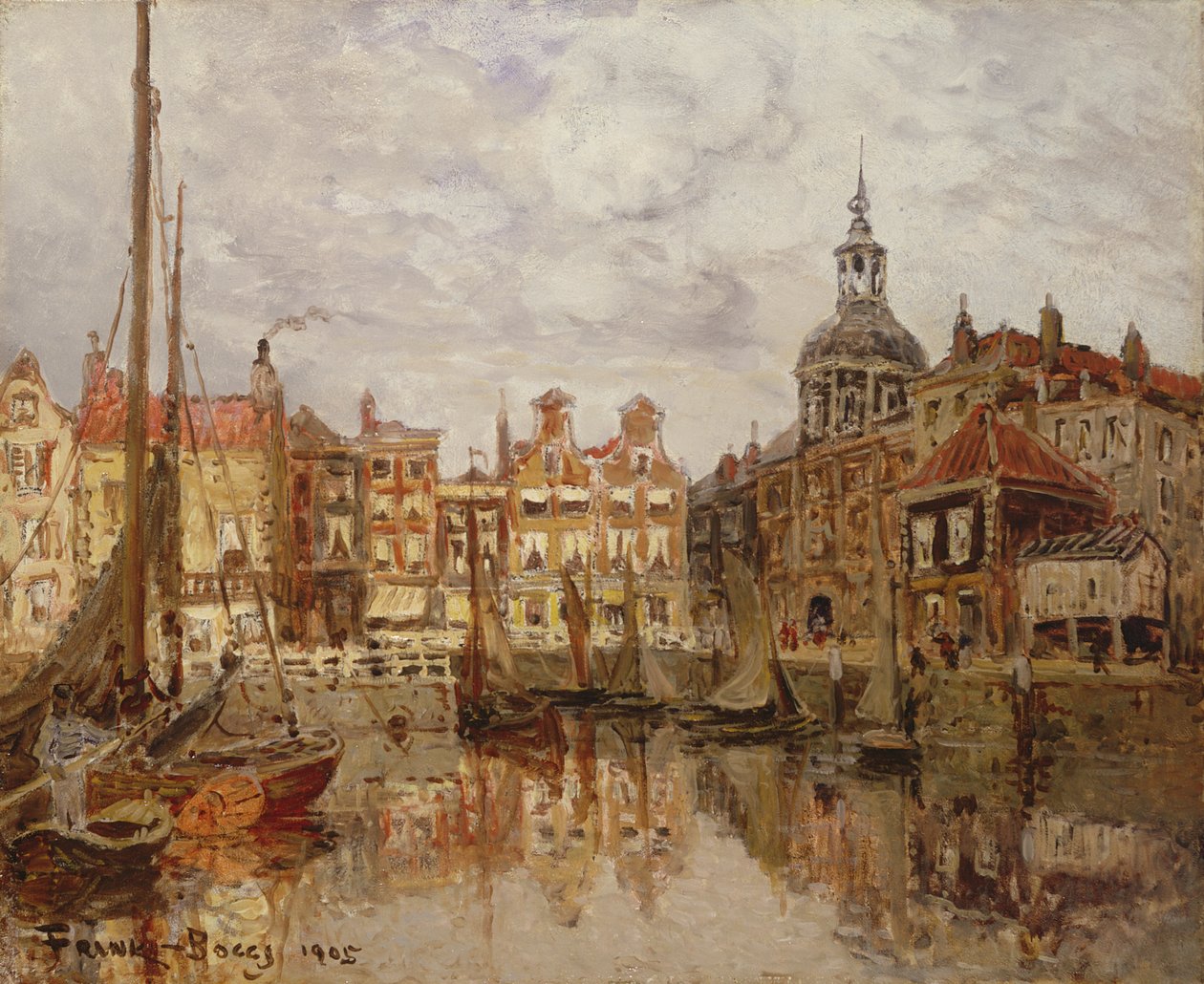 A Port, 1905 by Frank Myers Boggs: Buy fine art print