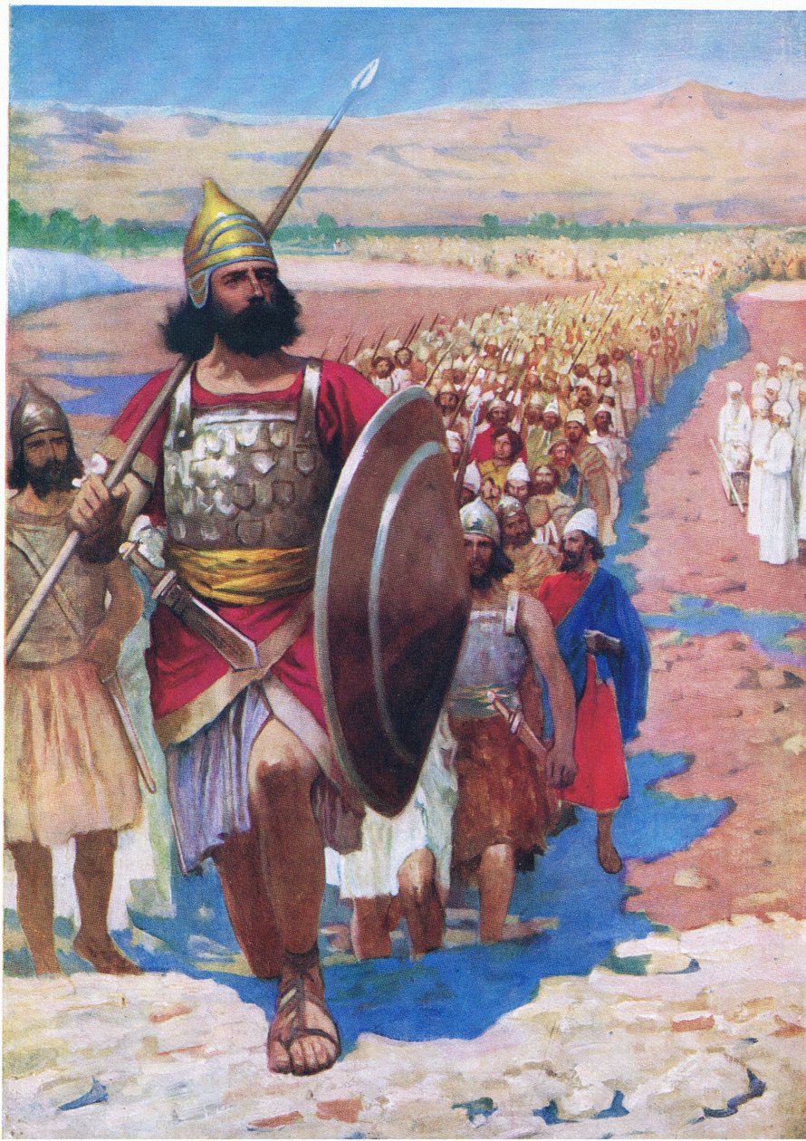 Crossing the Jordan by Frank Adams: Premium art reproduction