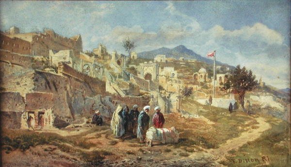 An Arab Cemetery, 24th October 1882 by Frank Dillon