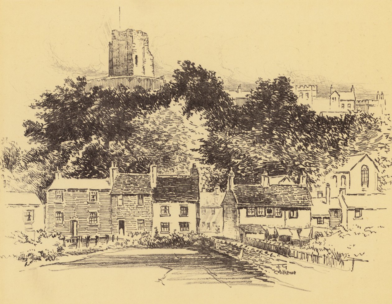 Clitheroe Castle by Frank Greenwood: Buy fine art print