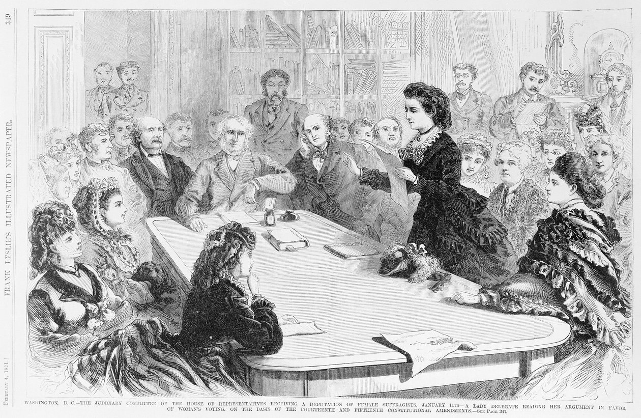 Washington D.C. The Judiciary Committee, from Frank Leslies Illustrated ...