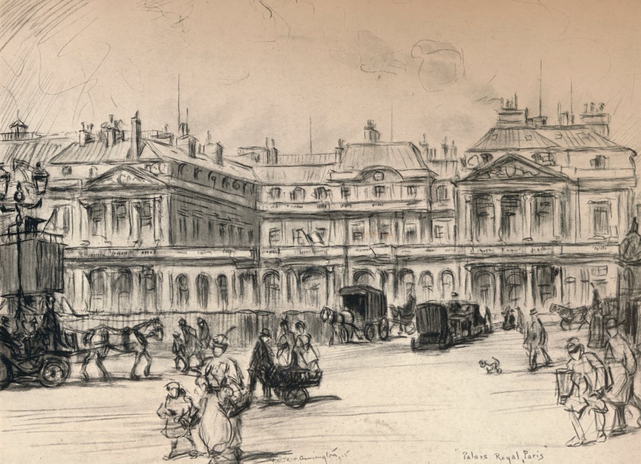 The Palais-Royal by Frank Milton Armington: Fine art print