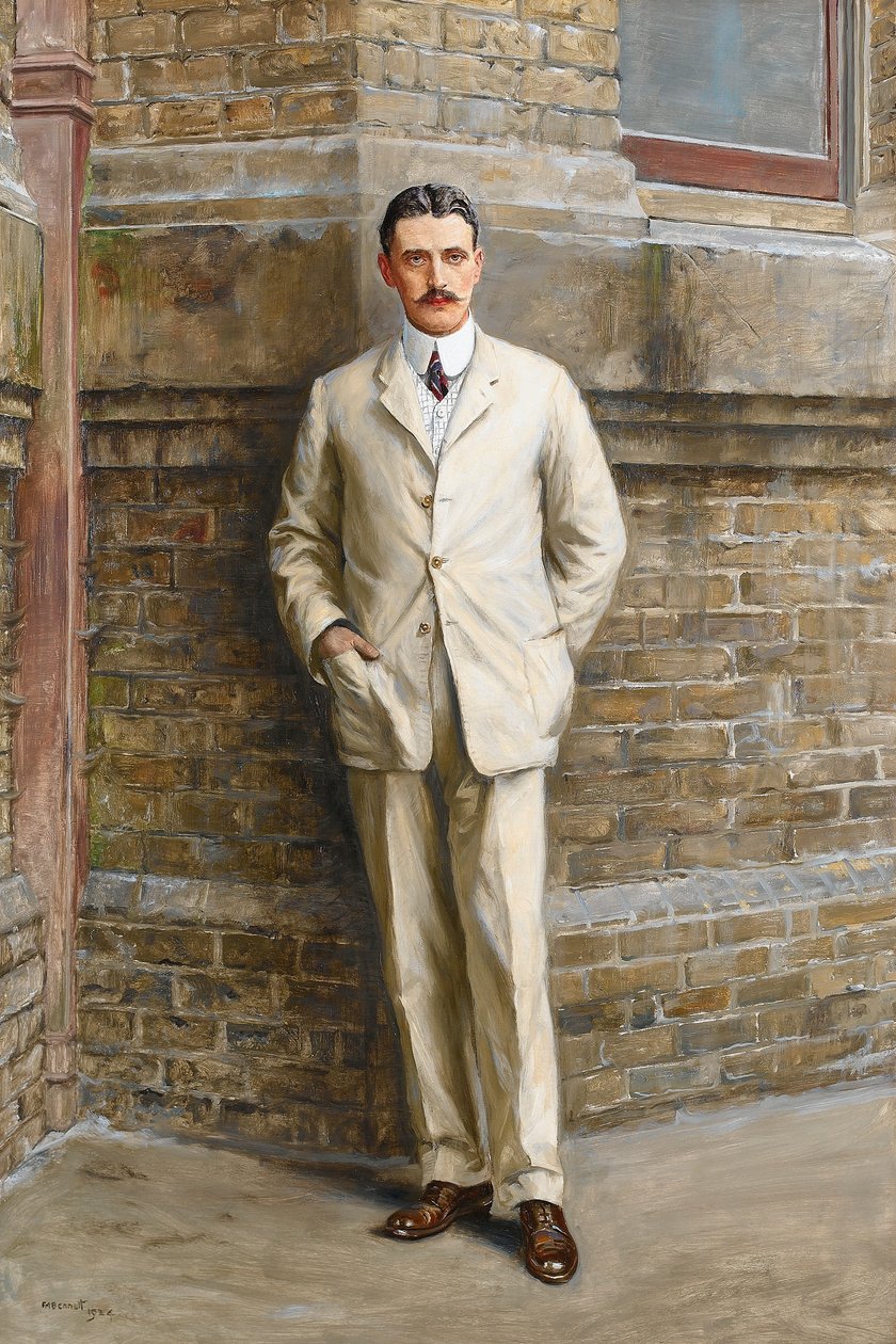 Portrait by Frank Moss Bennett: Premium art reproduction