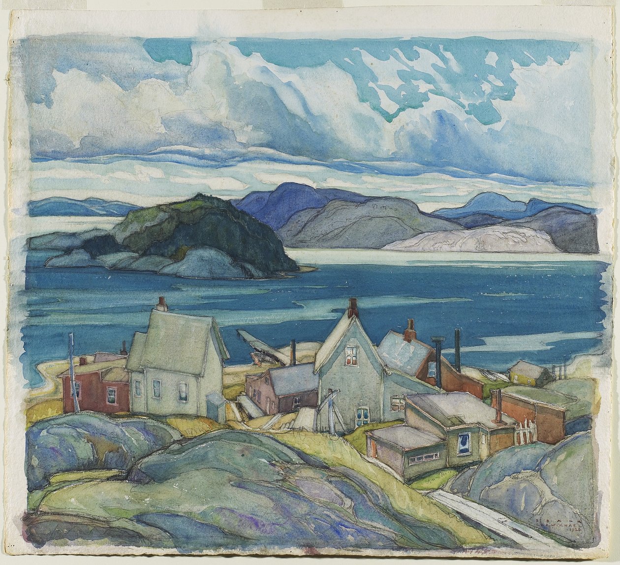 Jackfish Village by Franklin Carmichael: Buy fine art prints