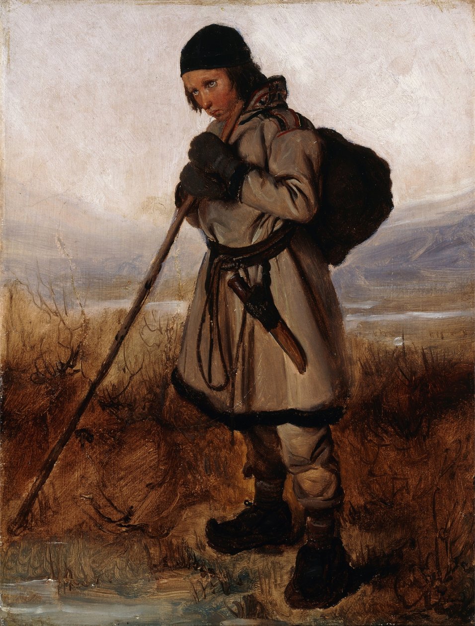 A Laplander by François Auguste Biard: Buy fine art print