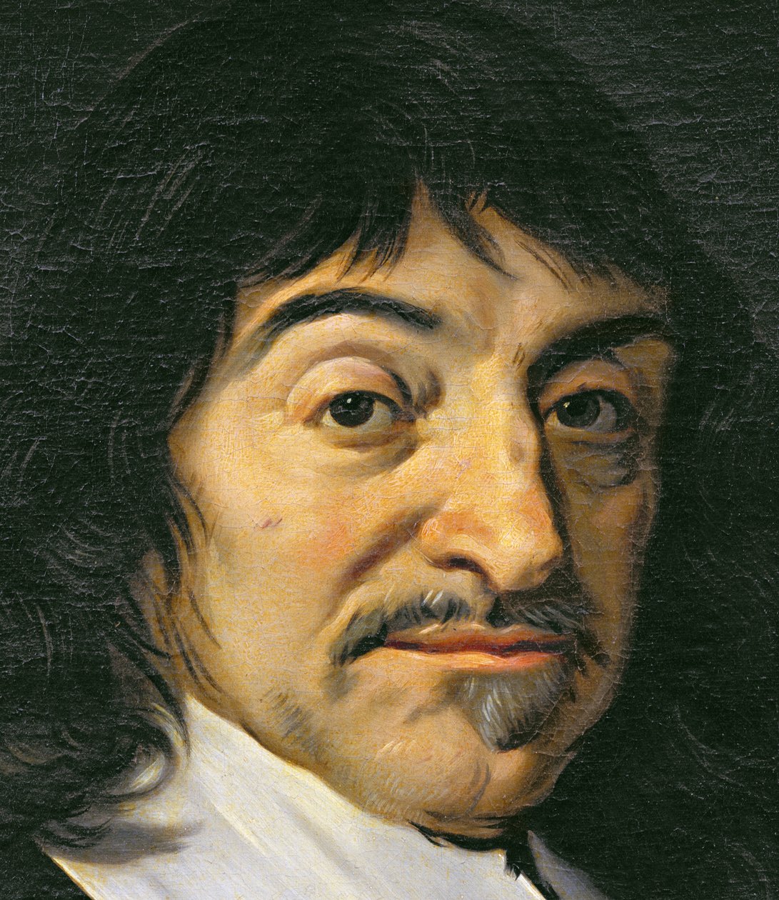 Portrait of Rene Descartes (detail) by Frans Hals