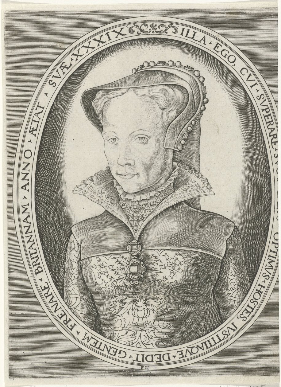 Portrait of Mary I by Frans Huys: Buy fine art print