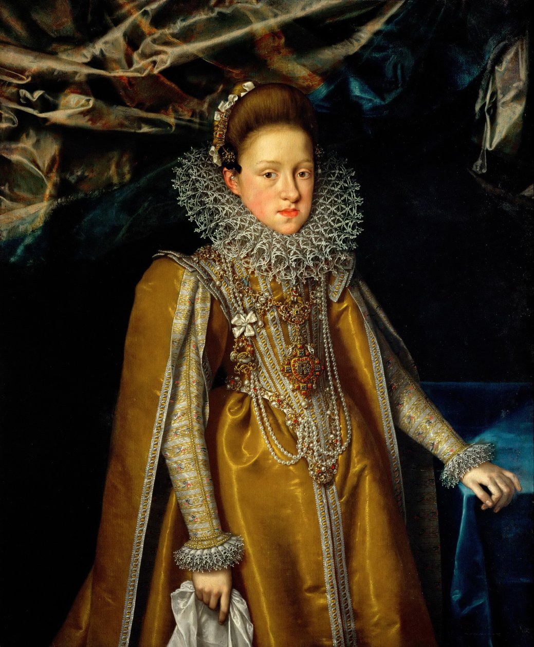 Portrait of Archduchess Maria Maddalena of Austria, Grand Duchess of Tuscany, ca 1604