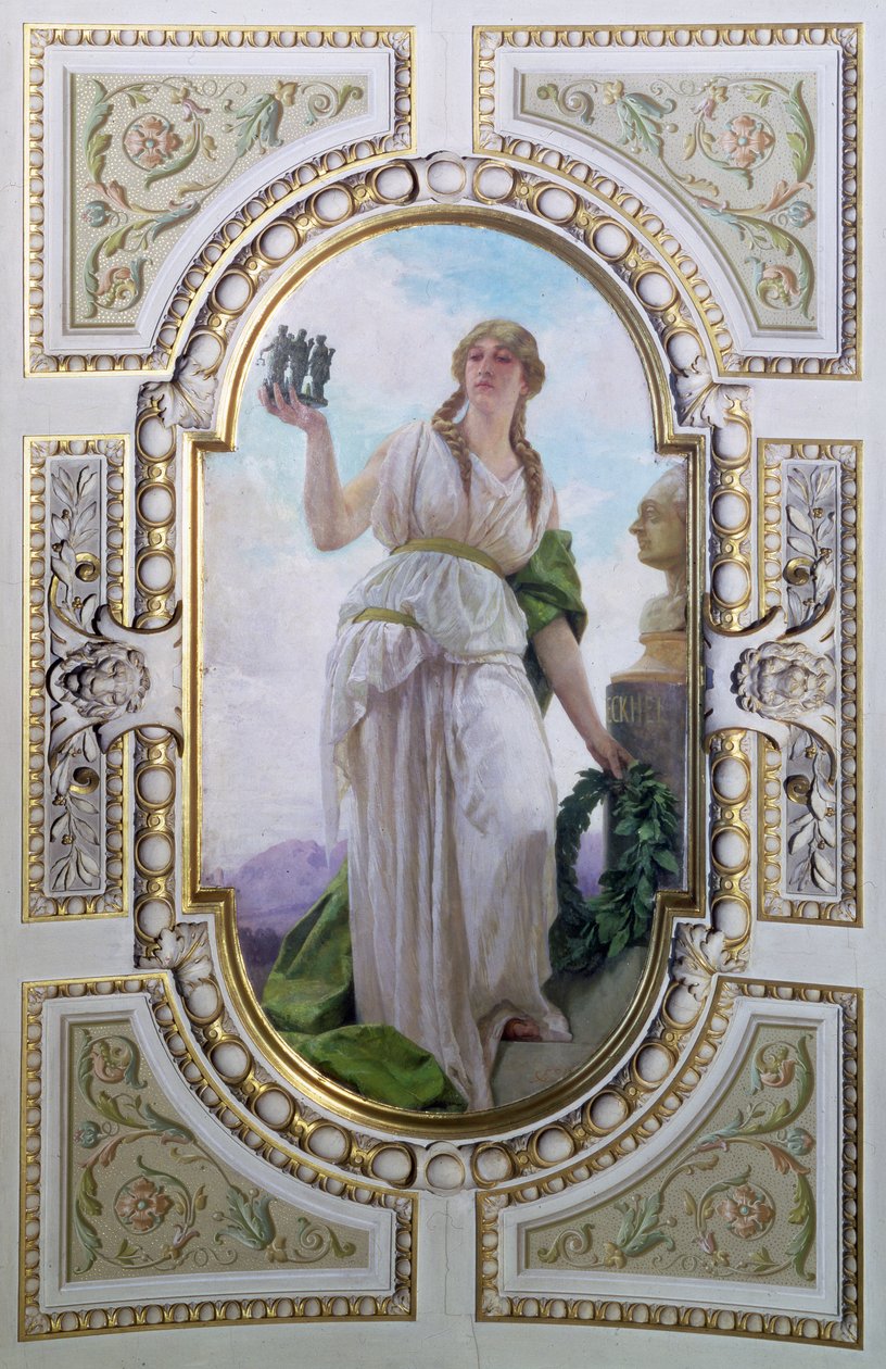 Allegorical Figure of Numismatics by Franz Xaver Simm