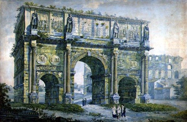 Triumphal Arch of Constantine, Rome by Franz Kaisermaan