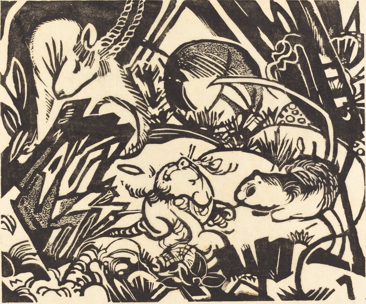 Animal Legend, 1912 by Franz Marc: Buy fine art print
