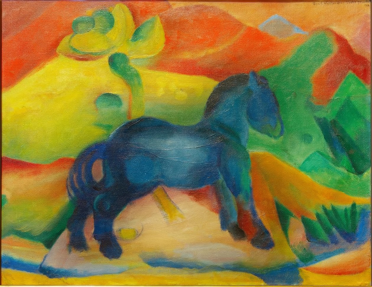 Blue Horse, Children's Picture by Franz Marc