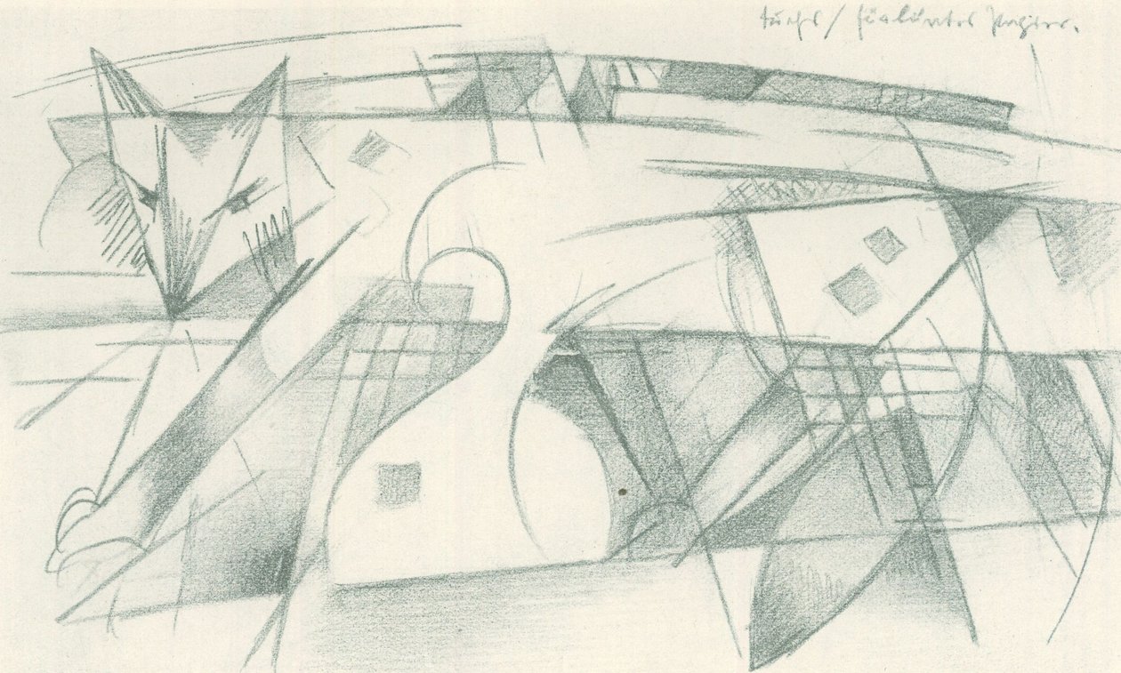 Fox / for Colored Paper by Franz Marc: Buy fine art print