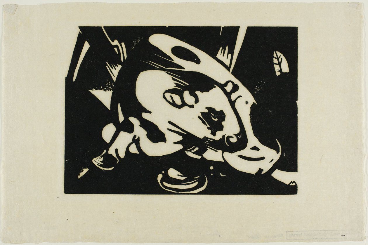 The Bull by Franz Marc: Highest-quality art reproduction