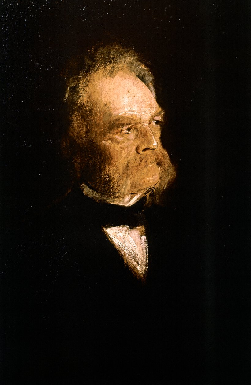 Portrait of Carl Wilhelm Siemens by Franz Seraph von Lenbach