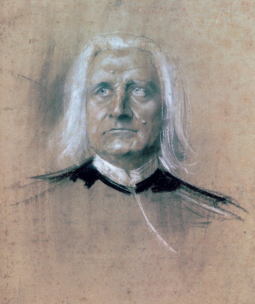 Portrait of Franz Liszt by Franz Seraph von Lenbach