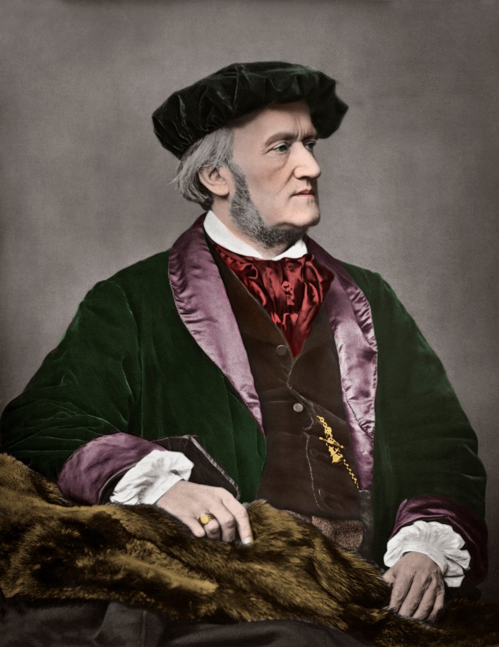 Portrait of Richard Wagner by Franz after Hanfstaengl